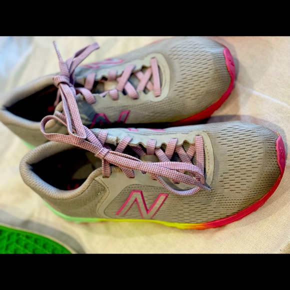 New Balance | Shoes | Grey New Balance Girl Sneakers | Poshmark